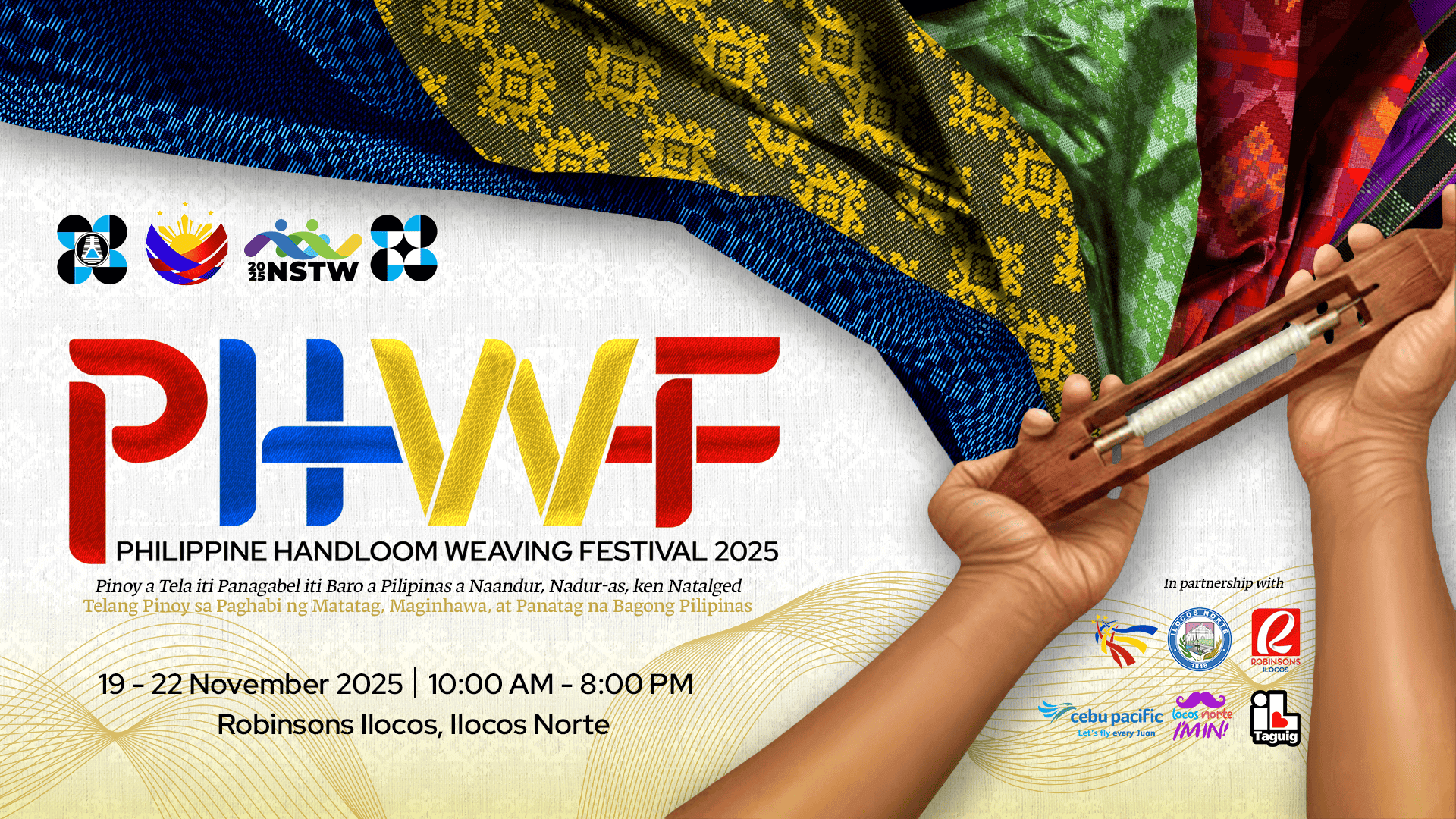 Robinsons Ilocos Hosts the First Philippine Handloom Weaving Festival ...